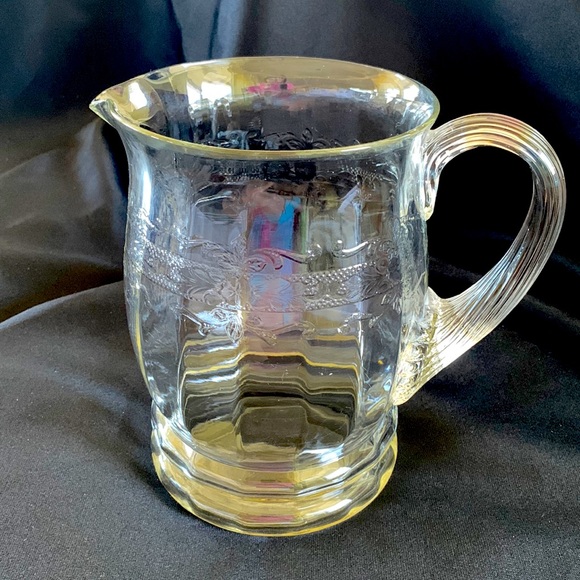 Dining | Vintage Clear Glass Pitcher | Poshmark